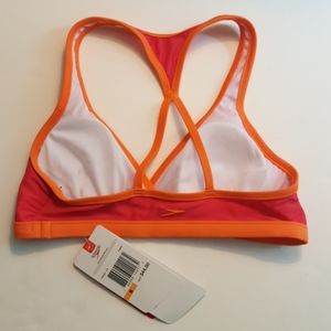 Speedo | Tops | Nwt Speedo Pinkorange Fitness Or Swim Top Small | Poshmark